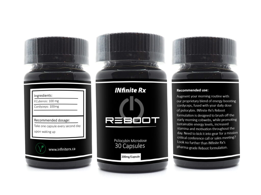 INfinite Rx Reboot Microdosering Psilocybine Capsules | Psychologie